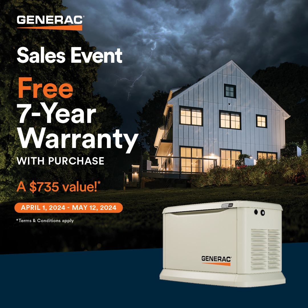 Generac 2024 Fall Sales Event! - Woodford Electric